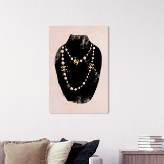 Wynwood Studio 'Necklace Display' Fashion and Glam Wall Art Canvas ...