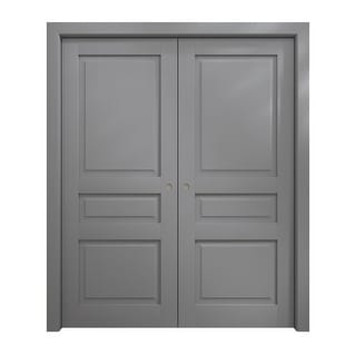 Sliding French Double Pocket Doors 36 x 80 inches | Ego 5012 Painted ...