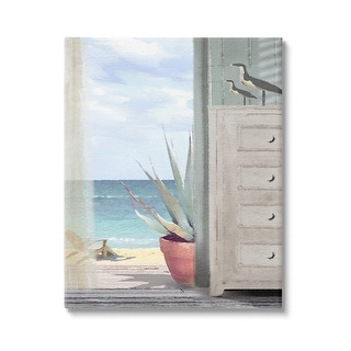 Stupell Coastal Doorway Beach View Canvas Wall Art Design by Noah Bay ...