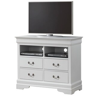 LYKE Home Lucas White Media Chest - Bed Bath & Beyond - 31293510
