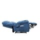Blue Electric Power Lift Recliner Massage Chair with Infinite Position ...