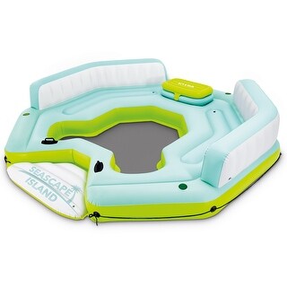 Intex: Seascape Island - Inflatable Relaxation Island Float Lime Mint ...