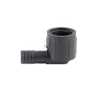 1 in. x 0.5 in. Black Plastic Poly Reducing Female Adapter - Bed Bath ...