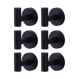 Round shape Knob Robe/Towel Hook 6PCS - Bed Bath & Beyond - 39115710