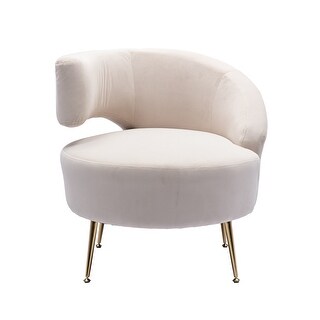 GEITIN Accent Chair with Golden Legs - Bed Bath & Beyond - 39860487