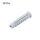 8x40mm Plastic Expansion Tube Bolts Column Frame Fixings Gray 50pcs ...