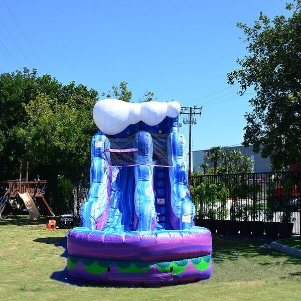 Jump Orange Mermaid 15 ft Water Slide with Pool and Blower - On Sale ...