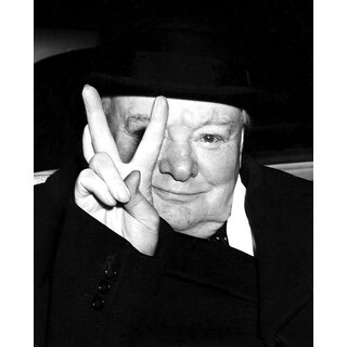 Winston Churchill gesturing Photo Print - Bed Bath & Beyond - 25468412