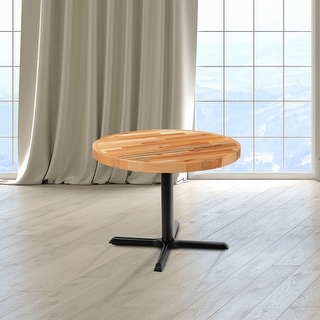 Round Butcher Block Style Table Top - Restaurant Table Top - Bed Bath ...