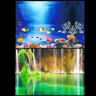 Aquarium Background Poster Ocean SelfAdhesive Fish Tank Backdrop ...