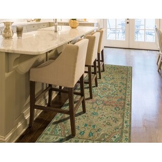 Noori Rug Semi-Antique Mitchel Rust/Ivory Rug - 4'8" x 9'5" - Bed Bath ...