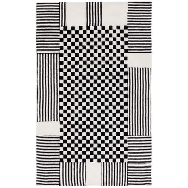 SAFAVIEH Handmade Genre Gunbritt Checkered Wool Rug - On Sale - Bed ...