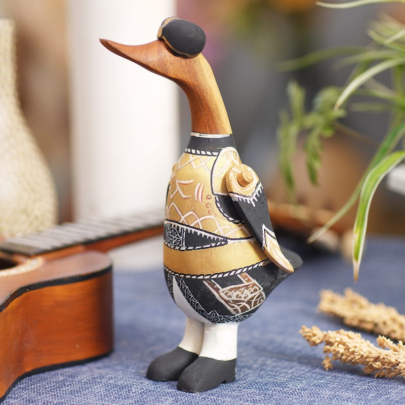 Novica Handmade Prince Duck Wood Sculpture - Overstock - 37563282