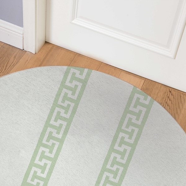 APHRODITE BORDER LIGHT GREEN Doormat By Becky Bailey - Bed Bath ...