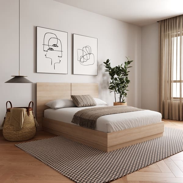 platform bed fitted comforter