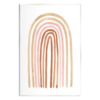Stupell Neutral Rainbow Arches Wall Plaque Art Design By Emma Scarvey ...