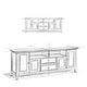 WYNDENHALL Halifax 72 inch Wide Solid Wood Transitional TV Stand - 72"w ...