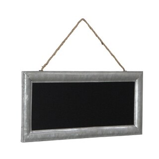 Cheung's Rectangular Chalk Board with Galvanized Metal Frame and ...