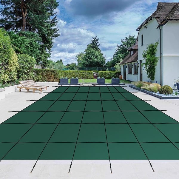 Pool Safety Cover Fits Inground Pools 14ft x 26ft - Bed Bath & Beyond ...