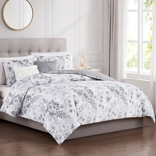 Modern Threads 5-Piece Printed Giverny Comforter Set - Bed Bath ...