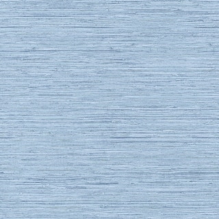 York Wallcoverings Horizontal Grasscloth Light Blue Wallpaper - Bed ...