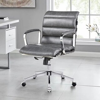 Modern Swivel Office Desk Chair Luxury Executive Boss Ergonomic ...