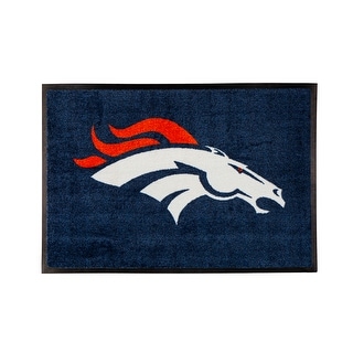 Nylon Indoor/Outdoor Entryway Door Mat, Denver Broncos - Bed Bath ...
