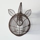 Wire Rhino Wall Mount Head - 9¾''W x 16''D x 12''H - Bed Bath & Beyond ...