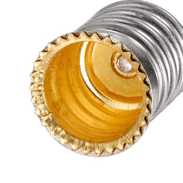 8Pcs E14 to E12 Adapter Converter Light Socket Bulb Base Adapter Silver ...