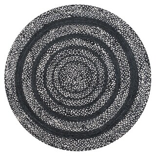 JONATHAN Y Skye Two-Tone Jute Hippy Circle Area Rug - Bed Bath & Beyond ...