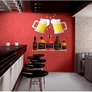 Craft Beer Wall decal, Craft Bar Decor, Brewery Sticker, Brewery Decor ...