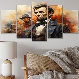 Designart "The Emancipation Proclamation Colors" Historical Multipanel ...