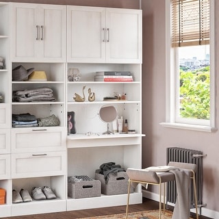 Systembuild Evolution Estora Vanity Modular Closet Unit - Bed Bath ...