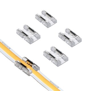 Armacost Lighting 2 Pin LED Strip Light COB Splice Connector - 5 Pack ...