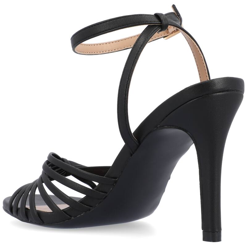 Journee Women's Vanita Medium and Wide Width Dress Sandals - Overstock ...