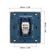 Ethernet Socket Single Port RJ45 CAT6 Wall Plate for Ethernet Cable ...