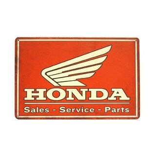 Honda Sales Service Motorcycles Metal Tin Sign 12" X 8" - 12" X 8 ...