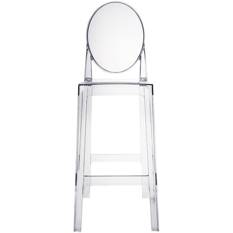 Modern Barstools With Oval Back Bar Stool Chairs For Standing Work ...