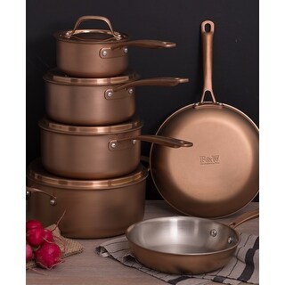 Leejay 10 Piece Nonstick Cookware Set - Bed Bath & Beyond - 36222199