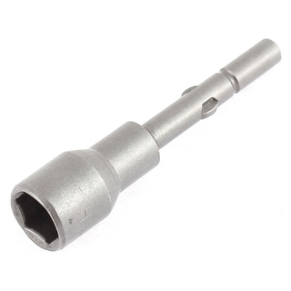 6mm Round Shank H10 10mm Hex Socket Spanner Nut Driver Bits Gray - Bed ...