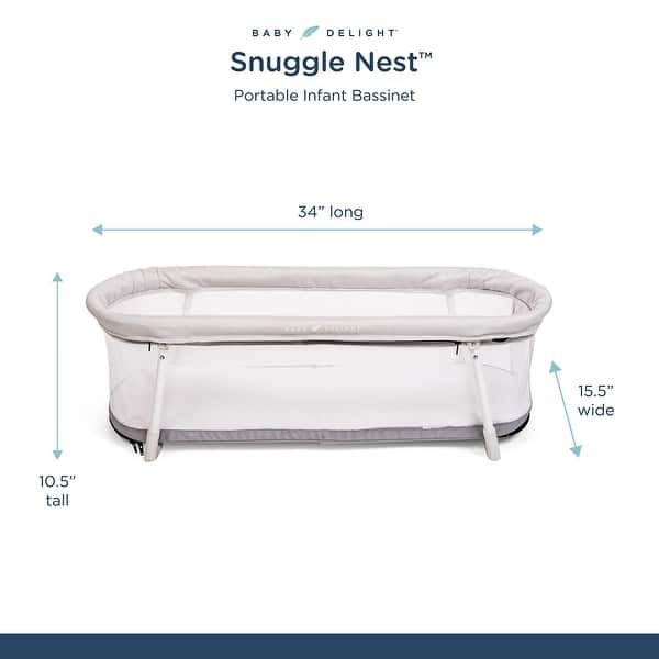 Snuggle Nest Bassinet, Portable Baby Bed, for Infants 0 - 5 Months ...