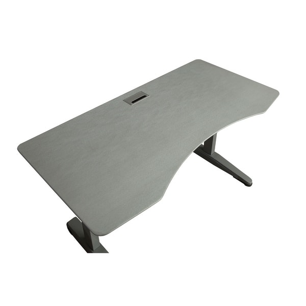 Glidene Modern Metal Lift Adjustable Standing Desk by Furniture of ...