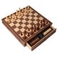 GSE™ 15" Large Wooden 2-in-1 Chess and Checkers Board Game Combo Set ...