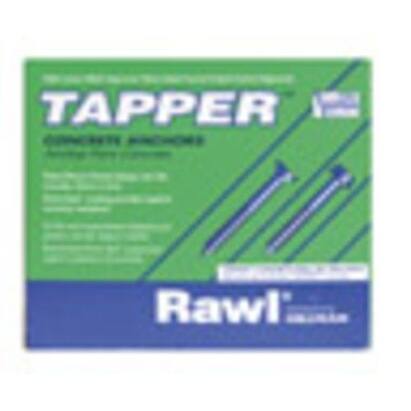 Hillman Fasteners 375310 Tapper Masonry Fastener 1/4" x 2-3/4" Box/100 ...