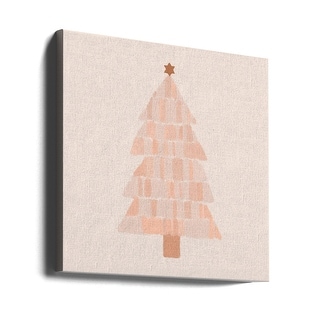 "Christmas Tree Painting" Wrapped Canvas Wall Art - Bed Bath & Beyond ...
