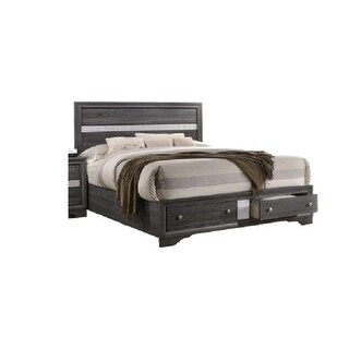Matrix Queen Bed Gray - Bed Bath & Beyond - 36049080