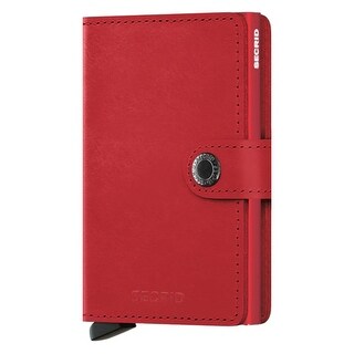 Secrid Men's Original Mini Wallet with Large Storage Capacity, Red ...