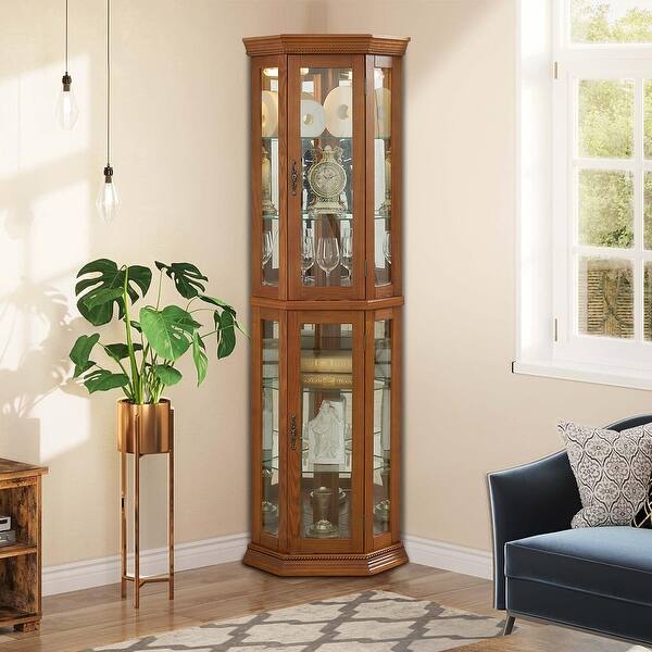 chic corner shelf unit