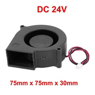 DC24V 75mmx75mmx30mm DC Brushless Turbine Blower Cooler Cooling Fan ...