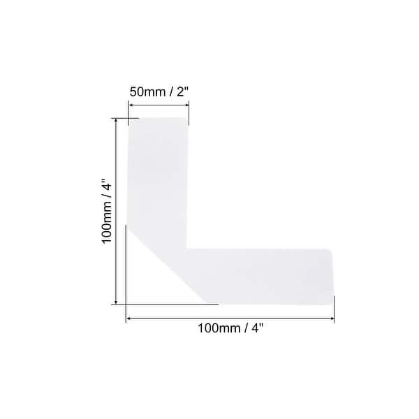 5s Location Marking Corner 4x4x1.2" 10Pcs Notch L Shaped Floor Marker ...